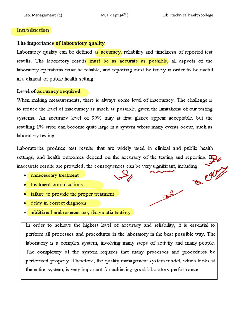 Lec.1 - 2 | PDF | Laboratories | Sensitivity And Specificity