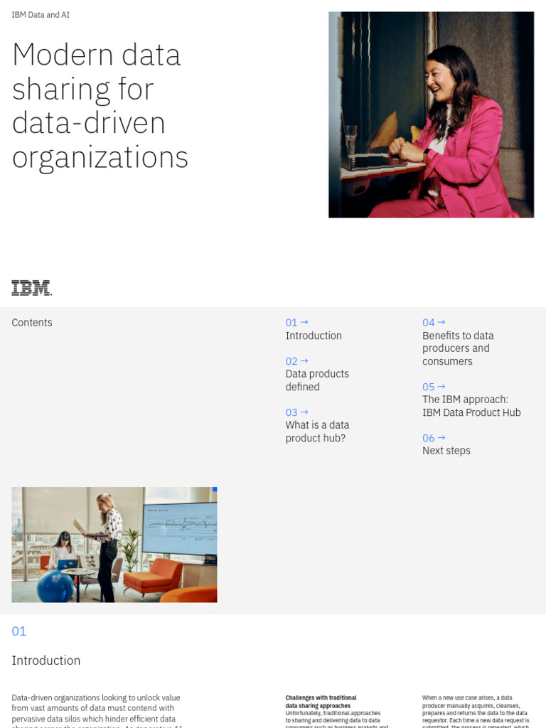 Modern Data Sharing For Data Driven Organizations | PDF | Ibm Db2 | Cloud Computing