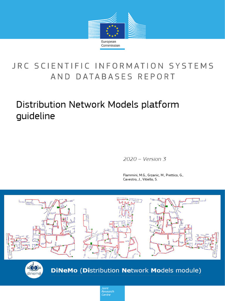 jrc119864 Distribution Network Models Platform Guideline Version 3 ...