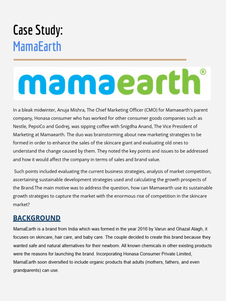 marketing case study | PDF | Shampoo | Brand