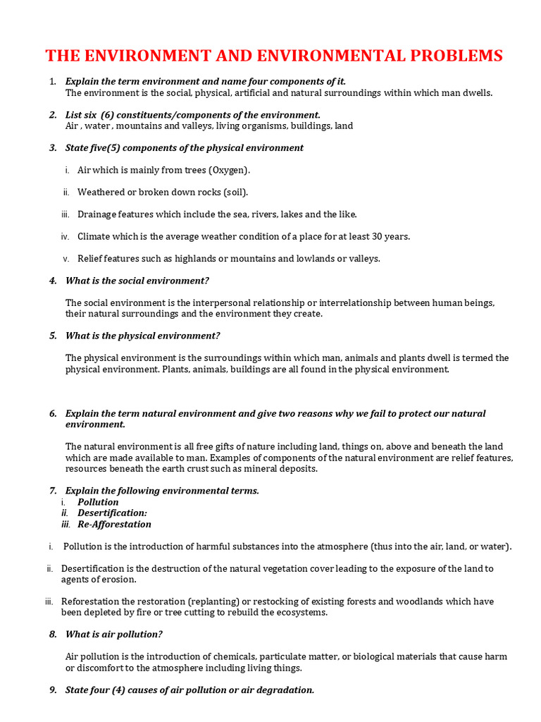 Understanding Environmental Issues | PDF | Air Pollution | Atmosphere ...