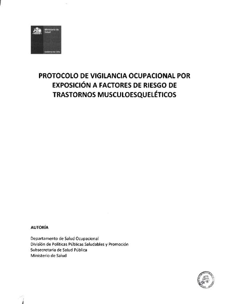 Protocolo Tmert | PDF