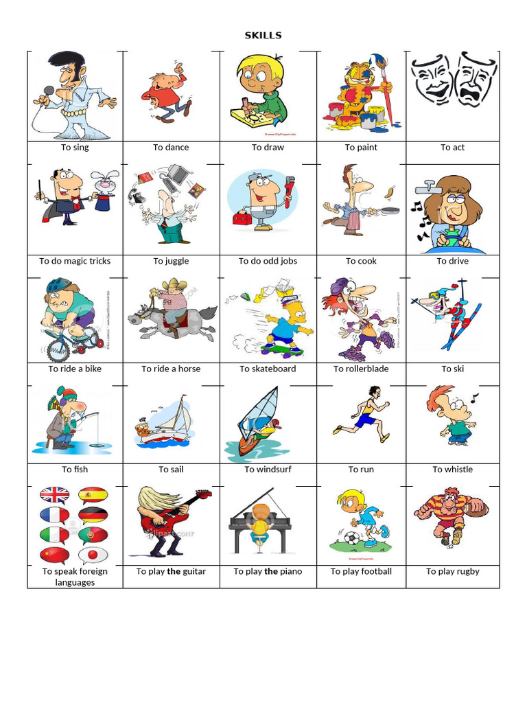 Skills and Abilities Picture Dictionaries - 31184 | PDF
