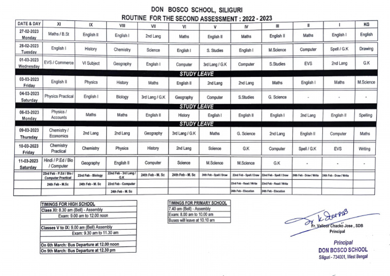 Second Assessment 2022-23 Routine | PDF | Science | Inquiry