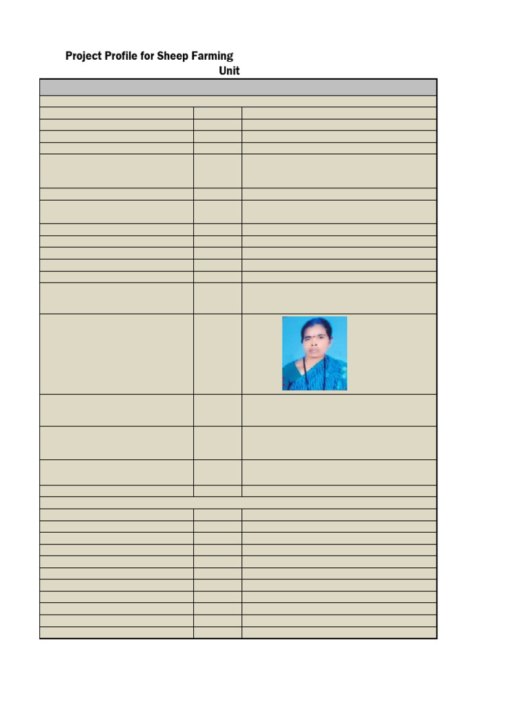 Sheep Farming Project Profile in Karnataka | PDF | Working Capital ...