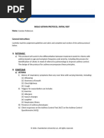 HEENT Focused Exam Soap Note | PDF | Allergen | Allergy