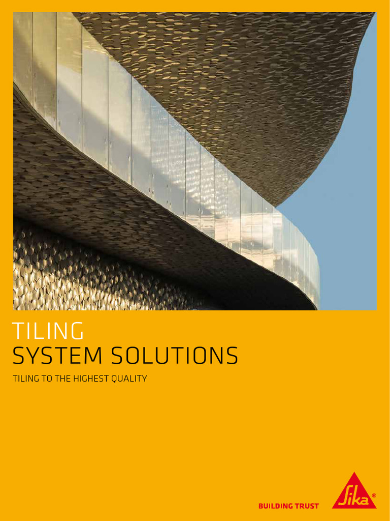 Tile Systems Brochure | PDF | Tile | Adhesive