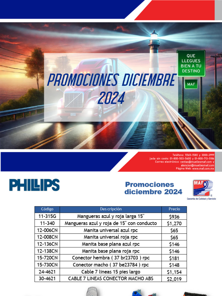 Promociones de Productos MAF 2024 | PDF | Tecnologías automotrices ...