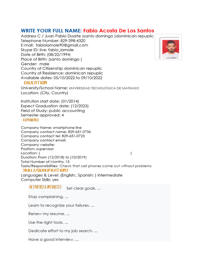 Fabio CV PDF New | PDF