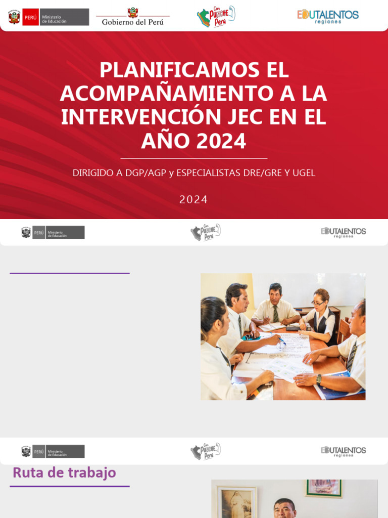 Planificamos El Acompa Amiento A La Implementaci N Jec | PDF | Enseñando | Evaluación