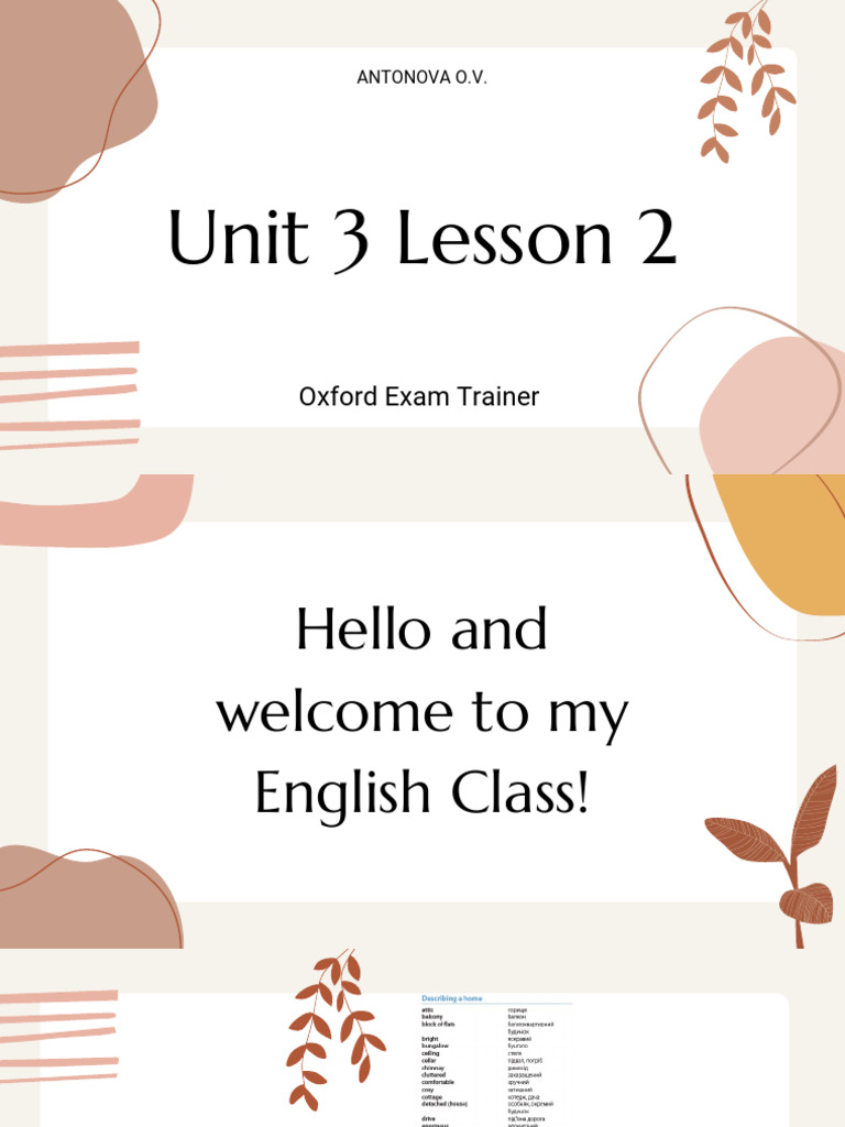 Unit 3 Lesson 2 | PDF