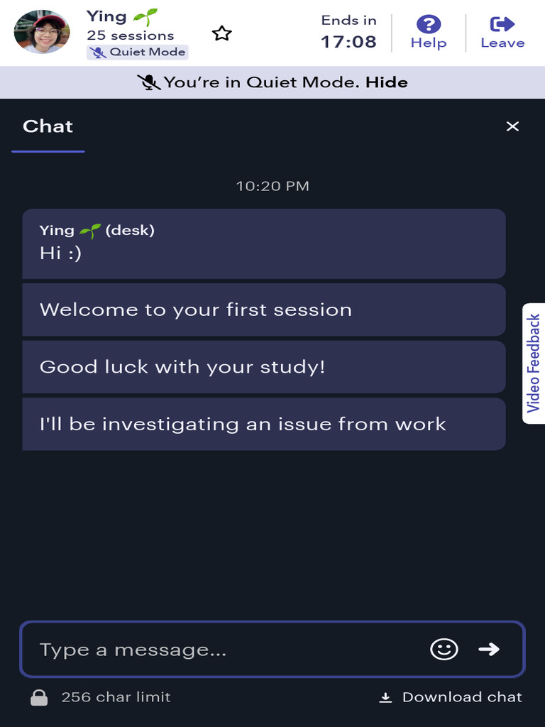 1753 Until End - Focusmate | PDF