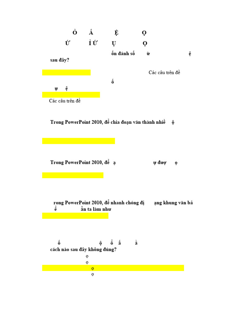CauHoiTracNghiemNangCao-HN (1) | PDF