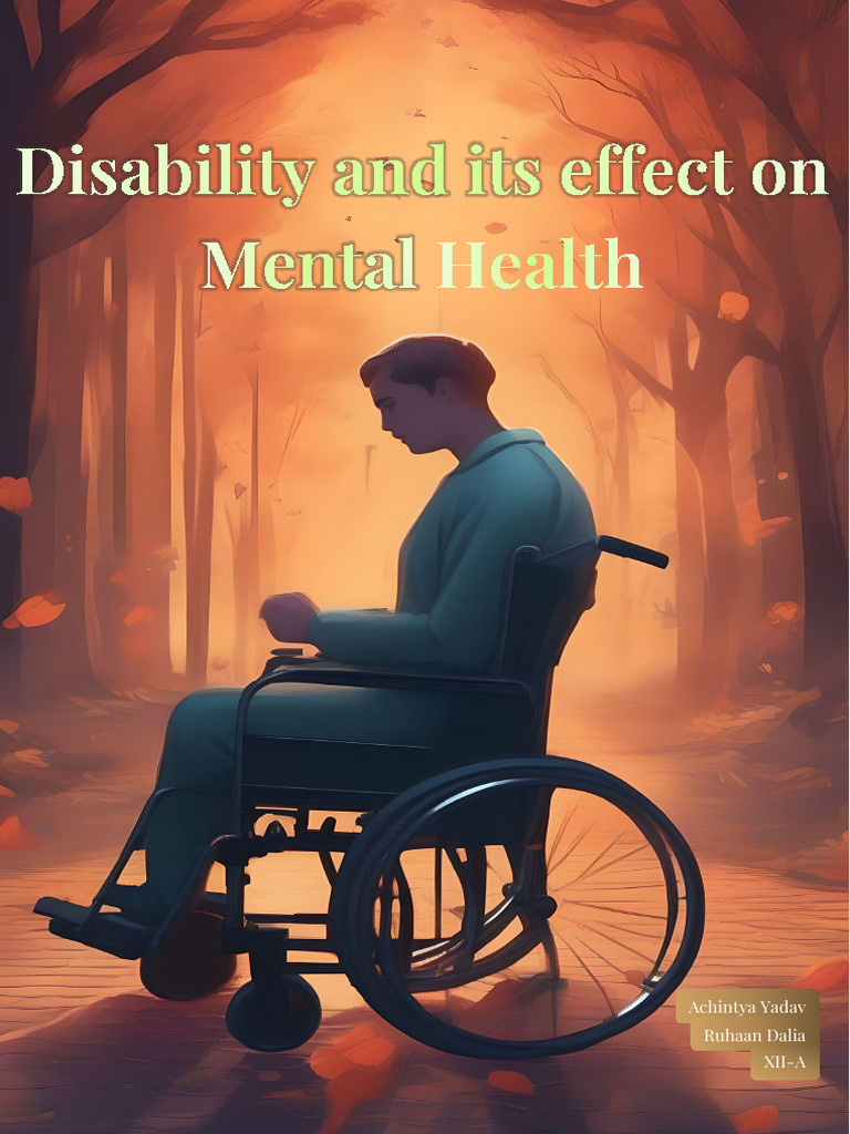 Disability and Its Effect On Mental Health | PDF | Mental Health ...