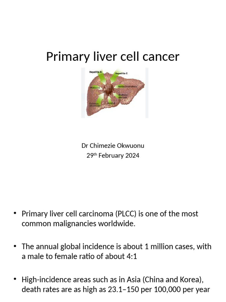 Primary Liver Cell Cancer | PDF | Hepatitis | Cirrhosis