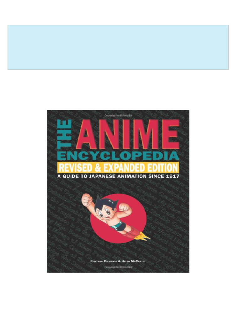 Buy ebook The Anime Encyclopedia A Guide to Japanese Animation Since ... Buy ebook The Anime Encyclopedia A Guide to Japanese Animation Since ...