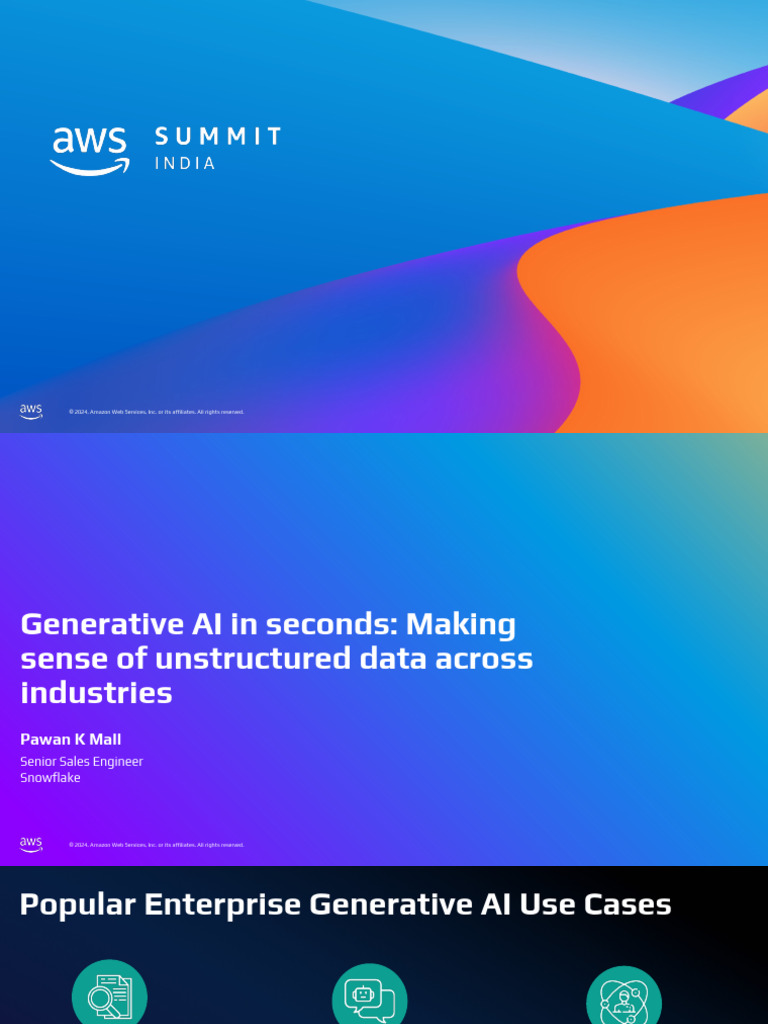 Generative AI in Seconds Making Sense of Unstructured Data Across Industries | PDF | Analytics ...