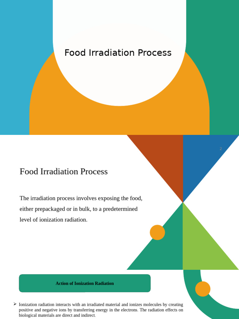 Food Irradiation Process . | PDF | Ionizing Radiation | Absorbed Dose