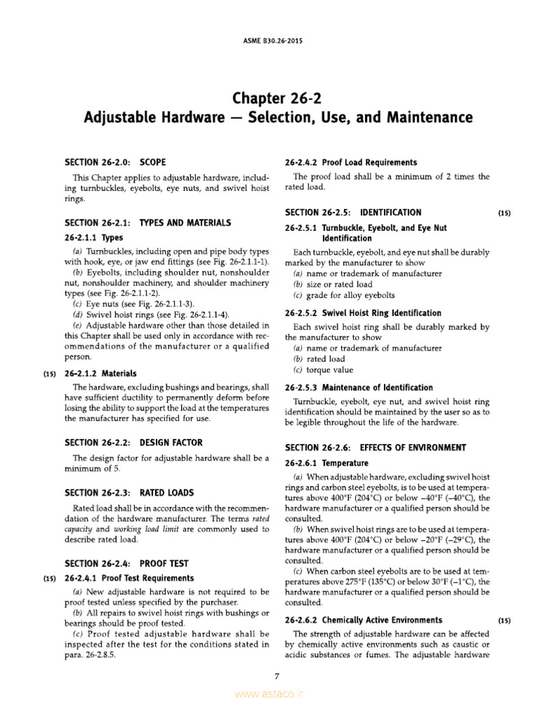 ASME B30-26 | PDF