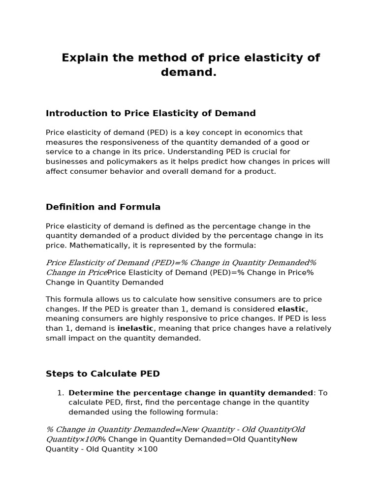 Economics 2 | PDF | Demand | Price Elasticity Of Demand