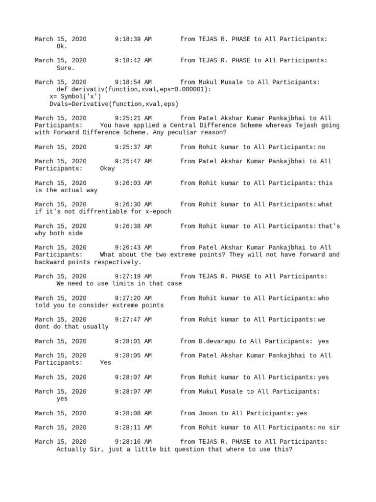 Chat | PDF | Errors And Residuals | Numerical Analysis