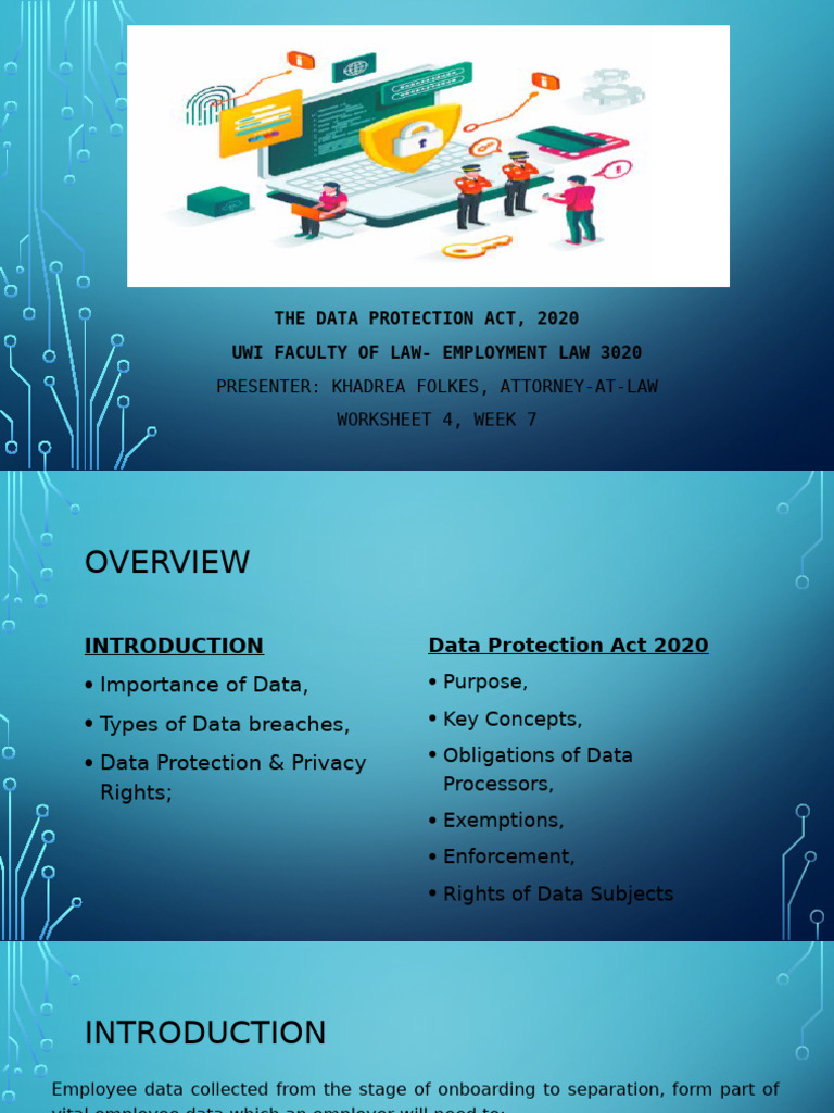 Data Protection Act 2020 Overview | PDF | Privacy | Information Privacy