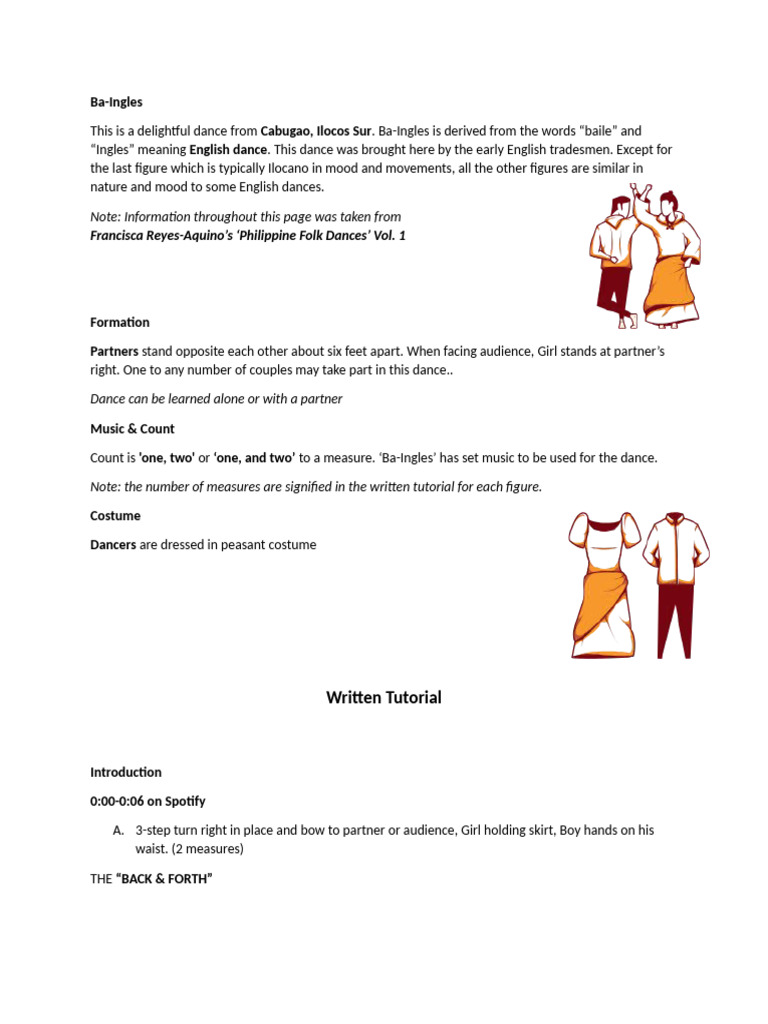 Ba Ingles Literture | PDF | Dances | Performing Arts