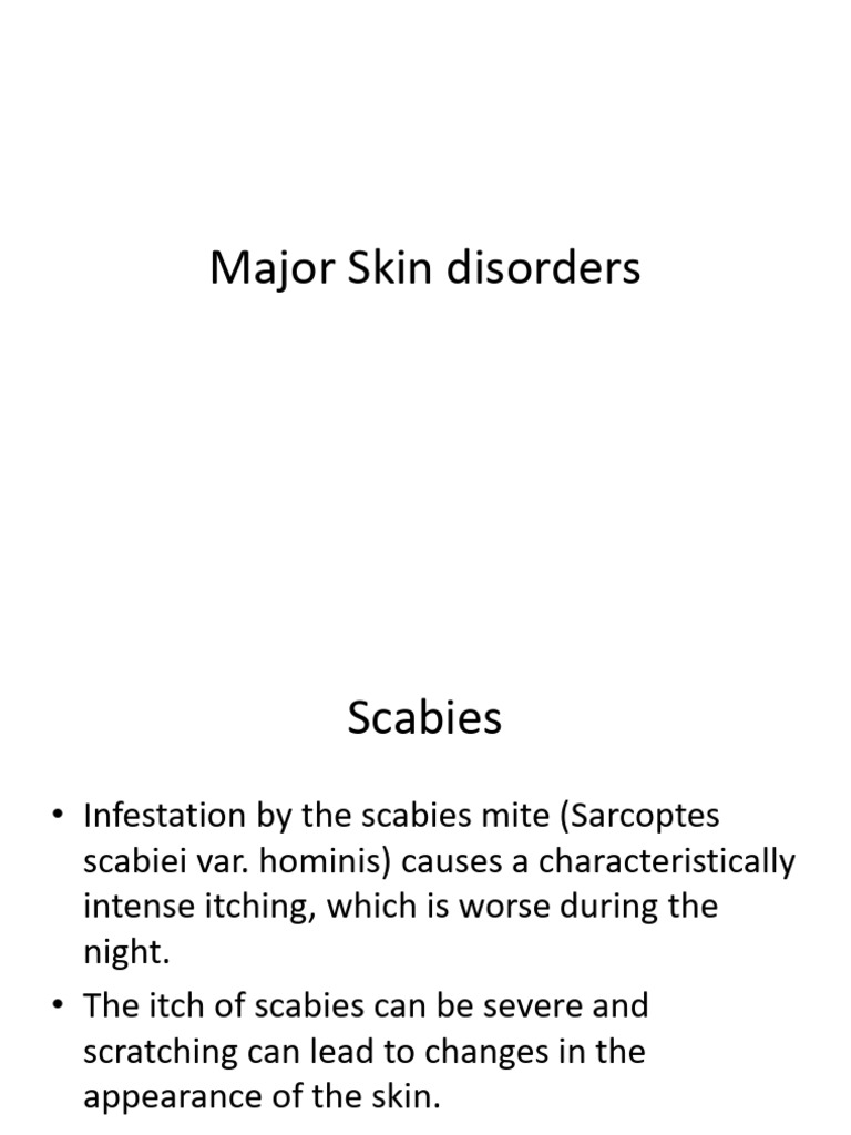 Scabies, Eczema and Psoriasis Lec 11 | PDF | Dermatitis | Psoriasis