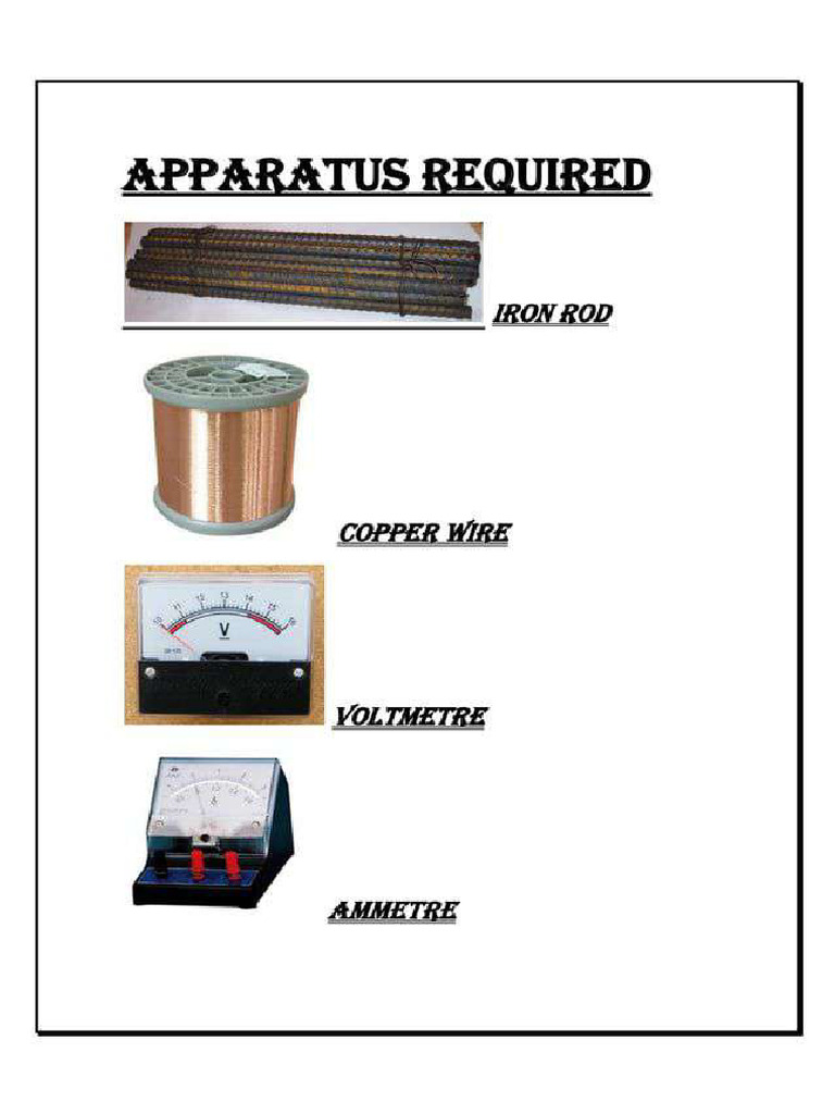 Transformer Class 12 Investigatory Project 15 638 | PDF