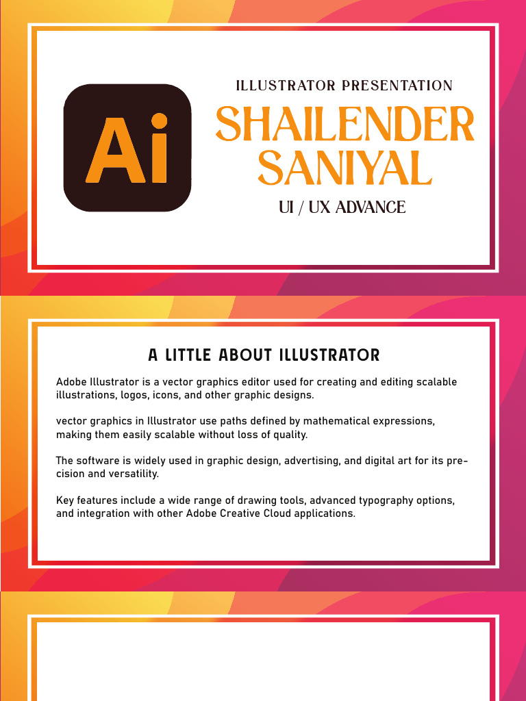 Illustrator Presentation for Smart Space | PDF | Adobe Illustrator ...