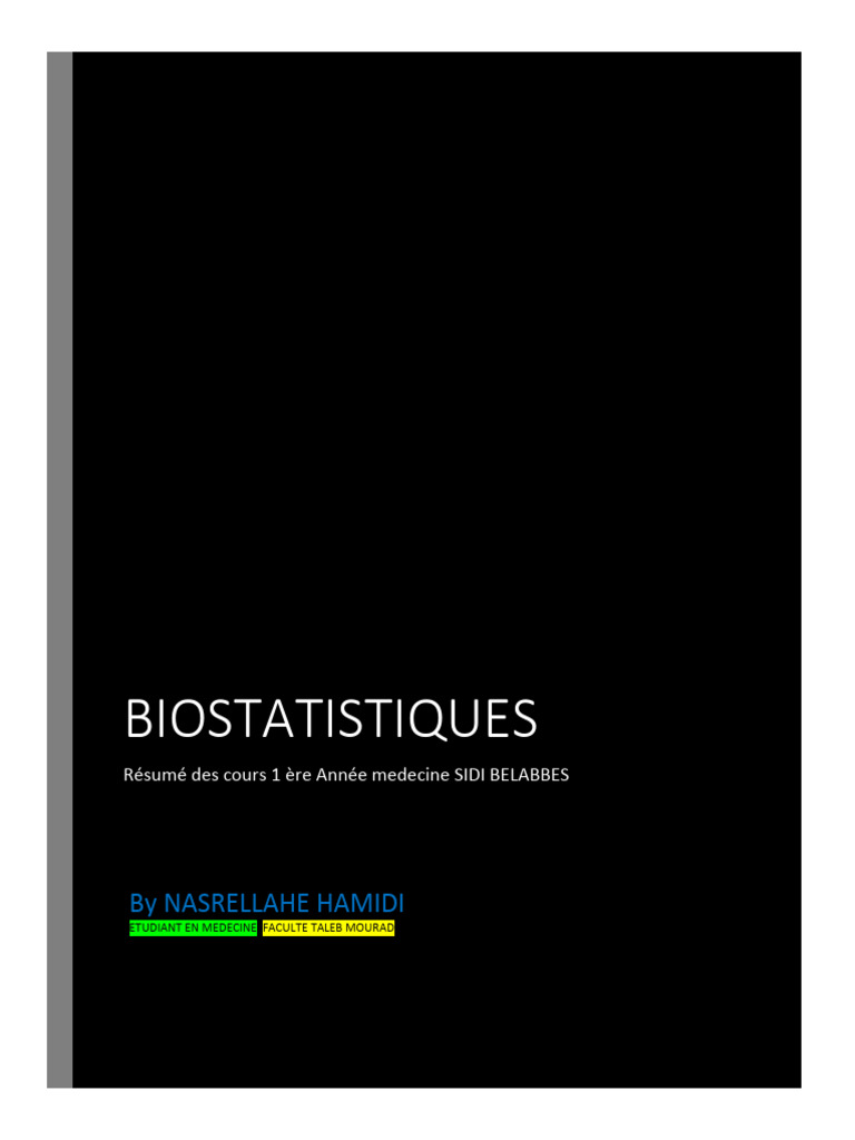 Bio Stat | PDF