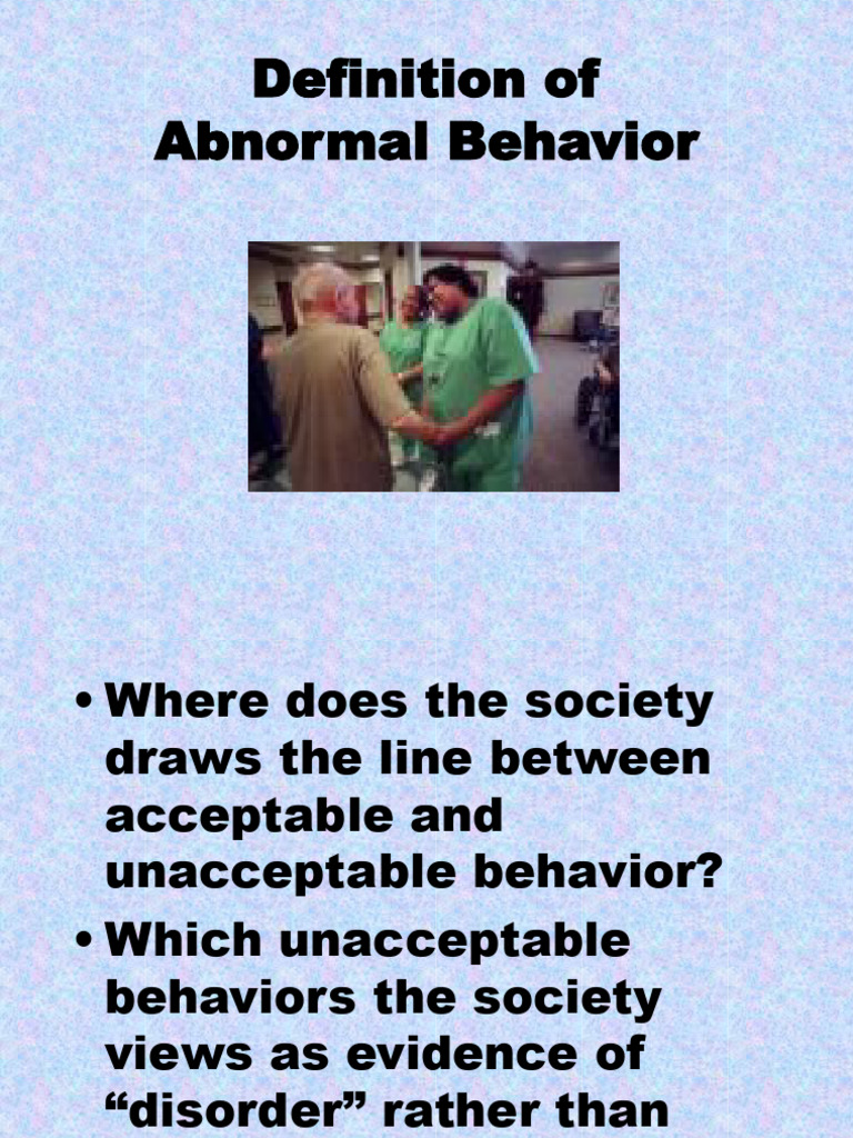 History of Abnormal Behavior | PDF | Diagnostic And Statistical Manual ...