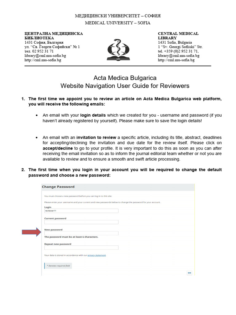 Reviewer Website Navigation User Guide-Apr24-OTH | PDF | Password ...