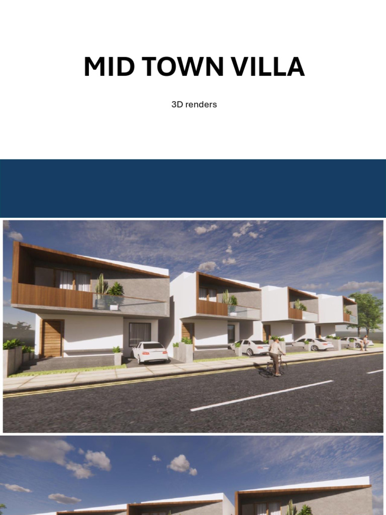 Mid Town Villa - 3D Renders | PDF