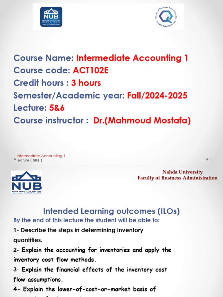 lec 56 (2) | PDF | Cost Of Goods Sold | Inventory Valuation
