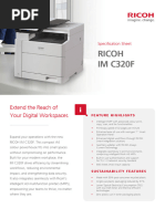 IM C 3000 3500 4500 6000 Range+Brochure | PDF | Image Scanner | Network Interface Controller