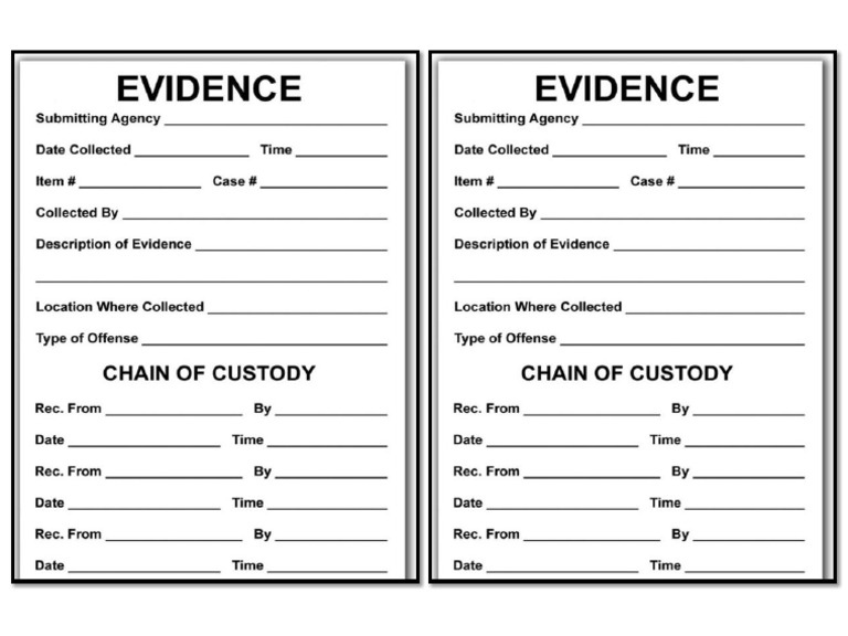 Chain_of_Custody_Log_Printable | PDF