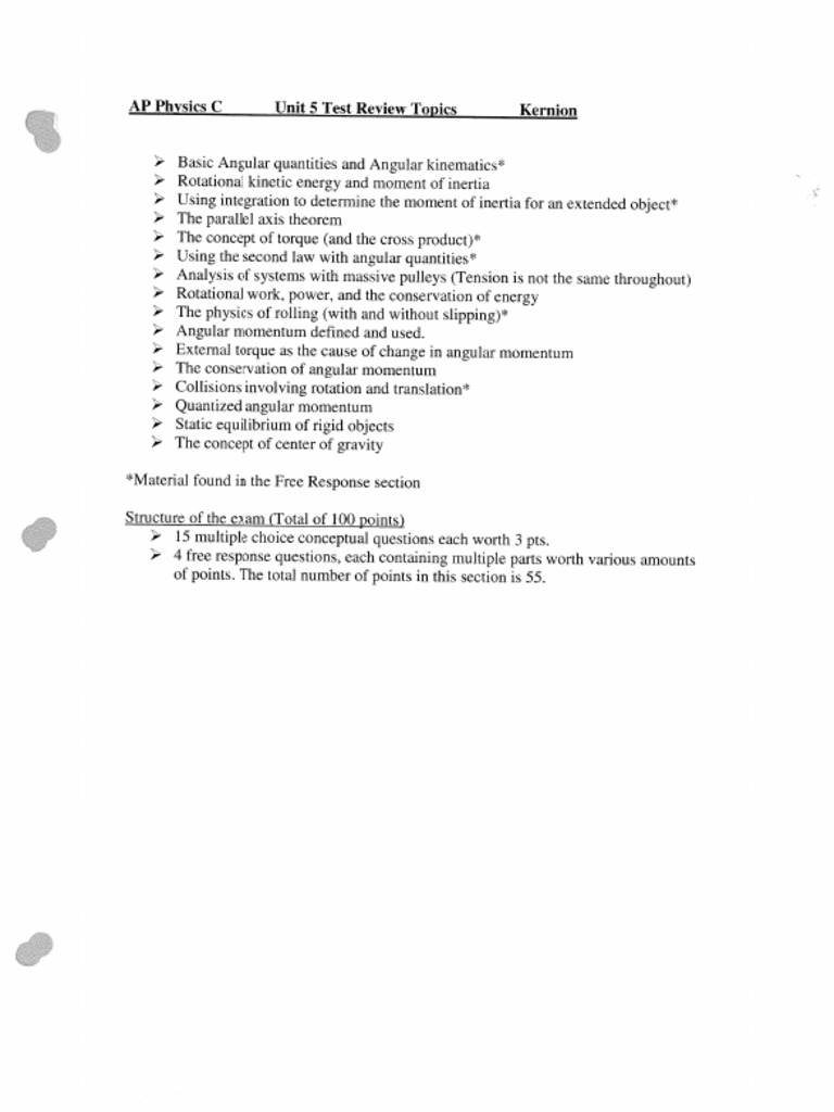 Unit 5C Review Packet | PDF