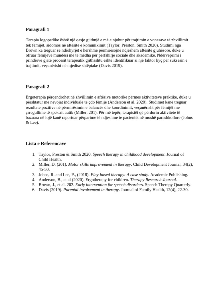 Citimet Dhe Referencat - I | PDF