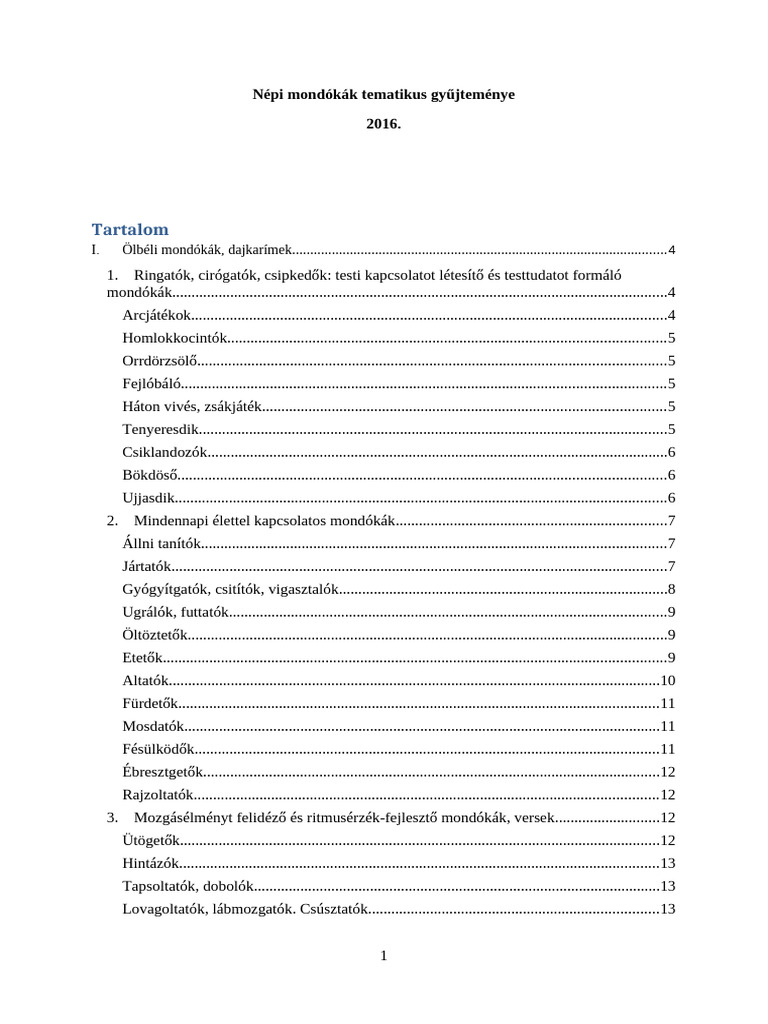 Mondóka SZGY | PDF
