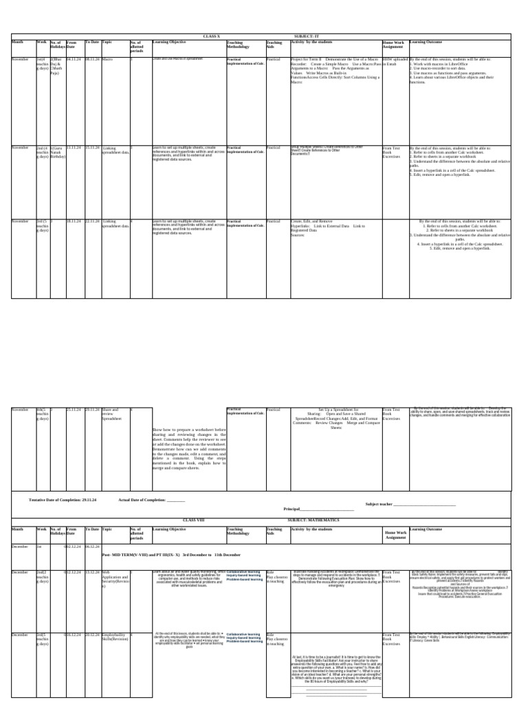 class X LP | PDF | Spreadsheet | Worksheet