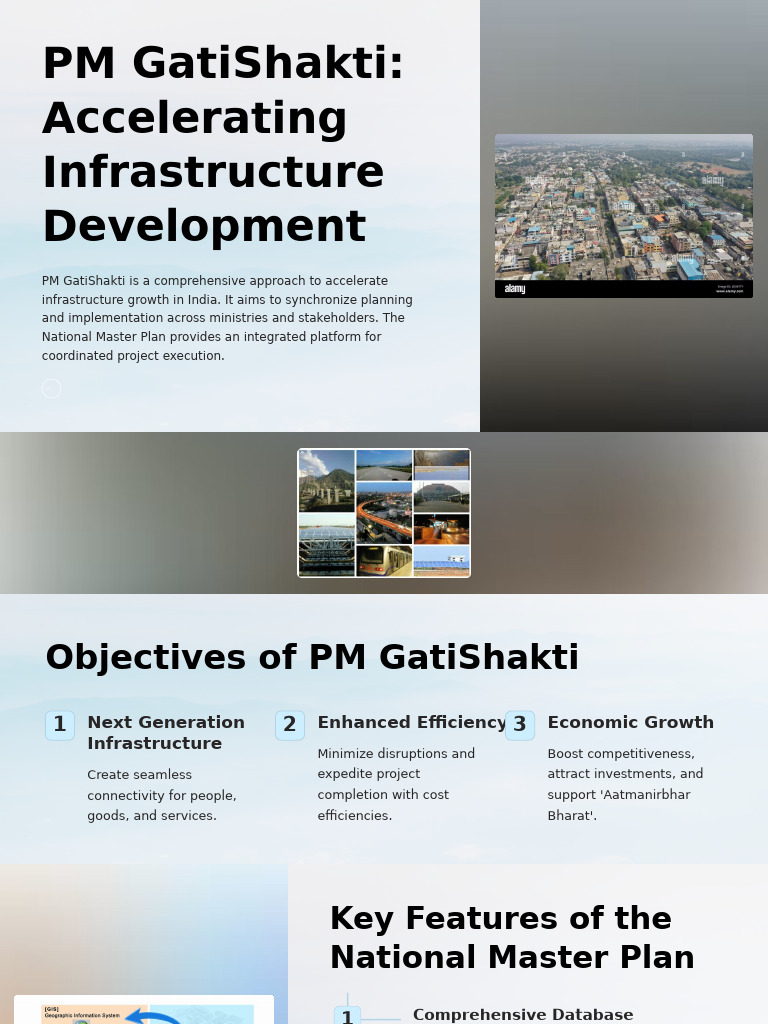 PM GatiShakti Accelerating Infrastructure Development | PDF | Infrastructure | Geographic ...