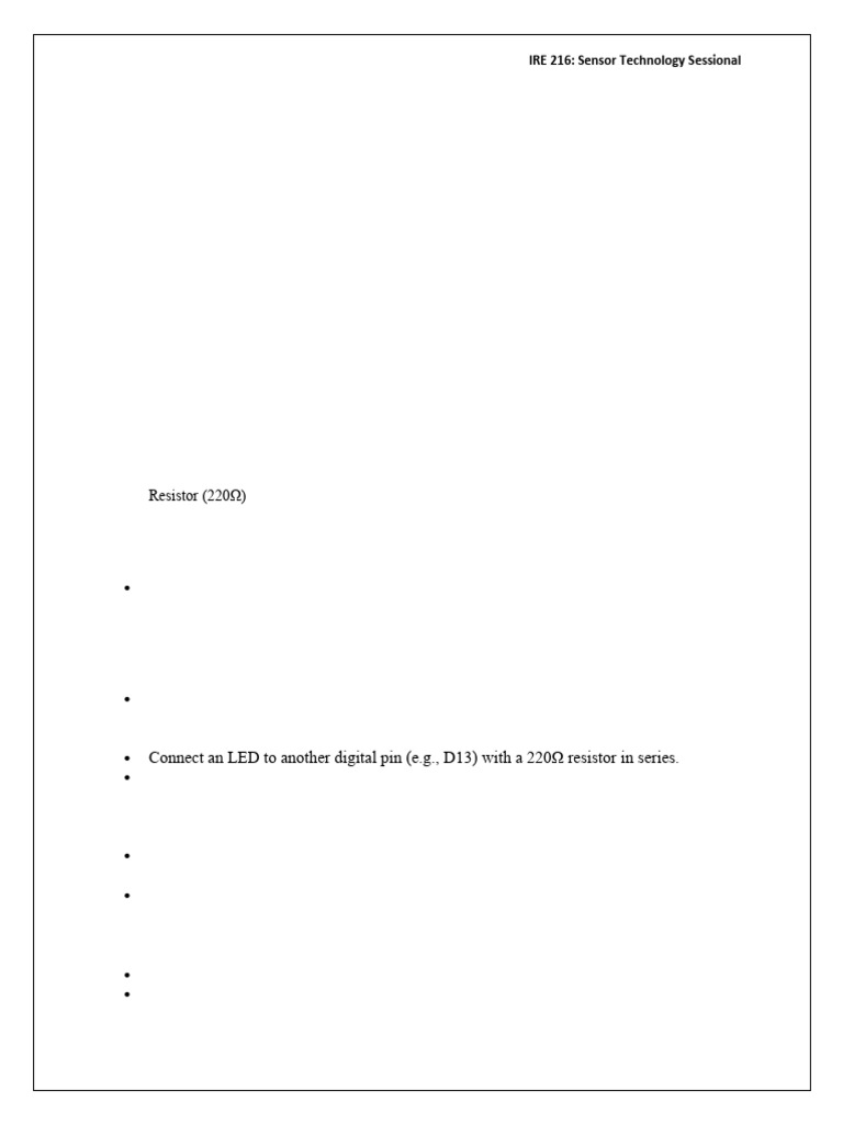 Arduino Uno Based PIR Sensor. | PDF | Arduino | Electronics