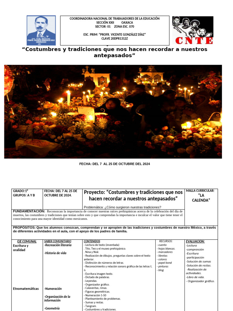 04 Proyecto COSTUMBRES Y TRADICIONES | PDF