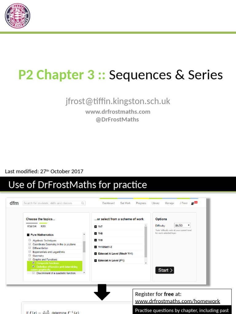 P2 Chp3 SequencesAndSeries | PDF | Sequence | Series (Mathematics)