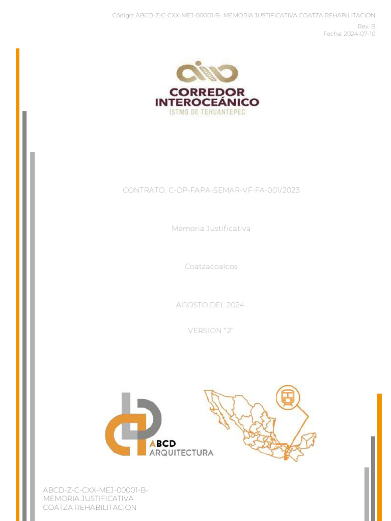 Abcd-Z-C-Cxx-Mej-00001-B - Memoria Justificativa Coatza Rehabilitacion ...