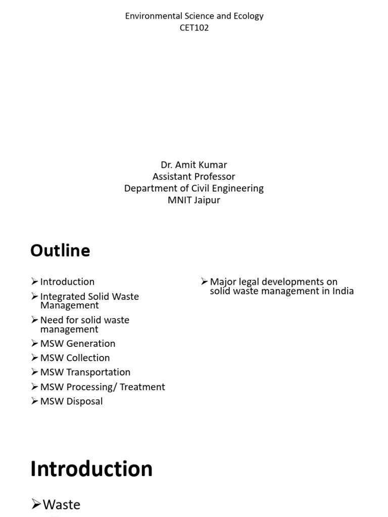 SWM Problem Collection 30.1 | PDF | Waste | Municipal Solid Waste
