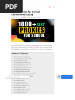 1000 Proxies | PDF | Computer Security | Security