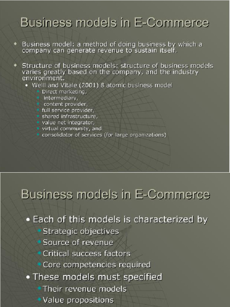 EBusiness Models | PDF