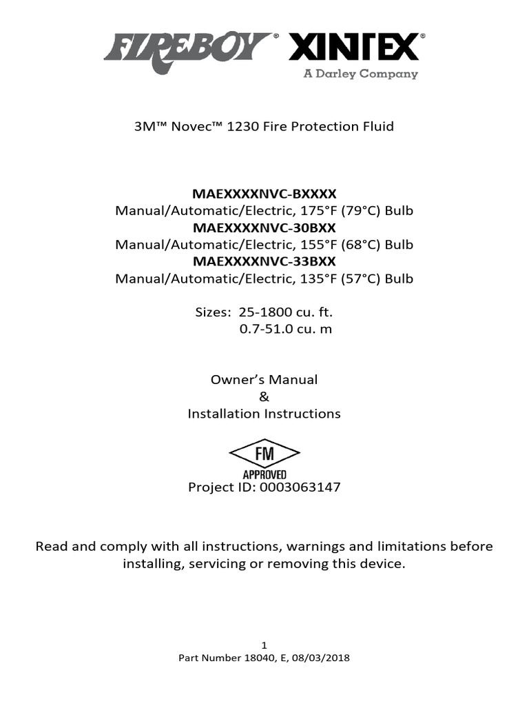 MAE B MAE 30B MAE 33B Novec REV E | PDF | Waste | Hazardous Waste